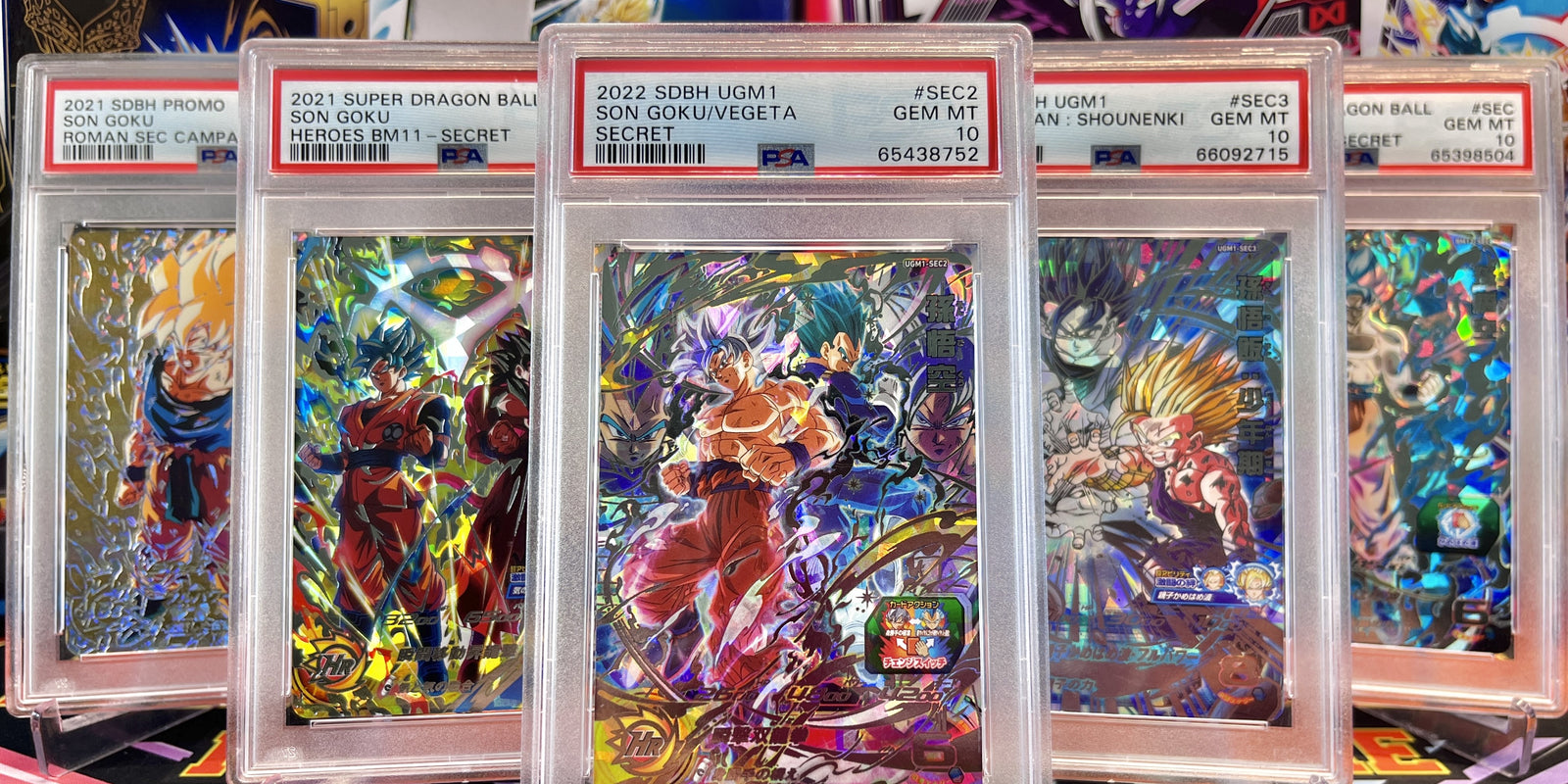 Best PSA graded slabs for Dragon Ball cards | PSA Dragon Ball Slabs