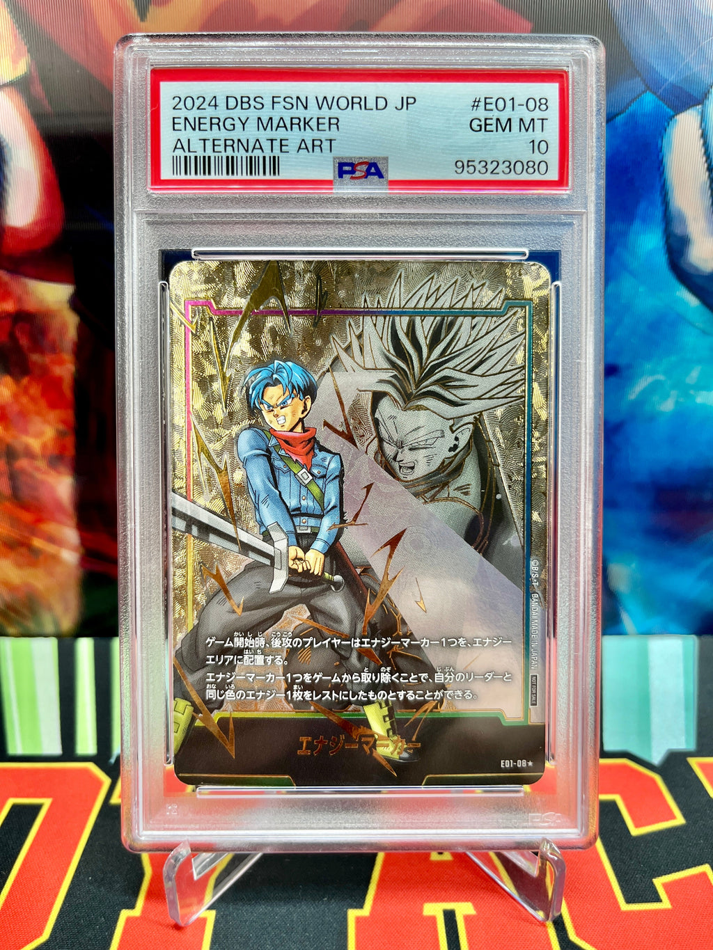 PSA 10 E01-08★ Trunks Energy Marker (2024)